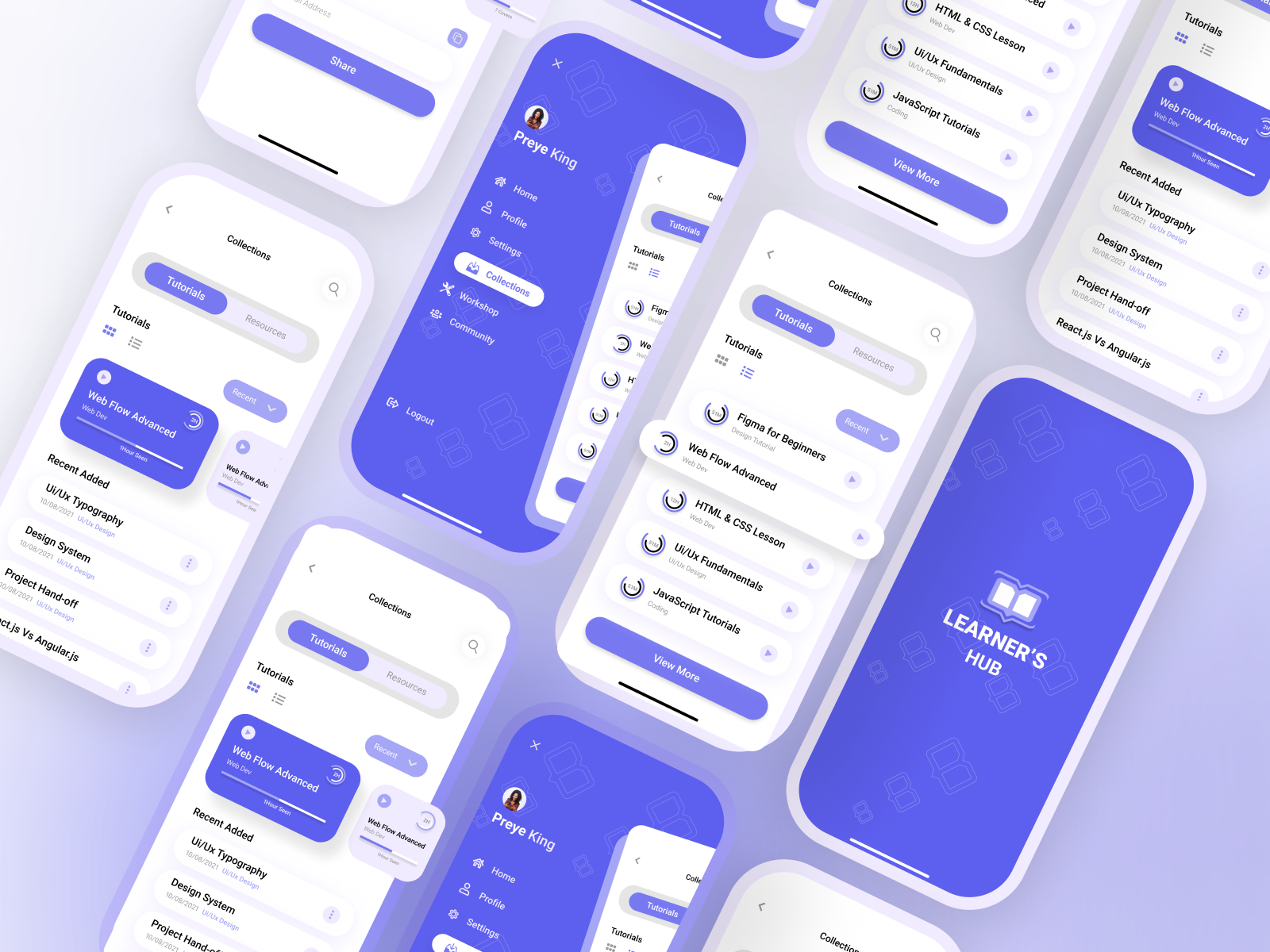 Learner's Hub - App Design by Jacnet Technology on Dribbble