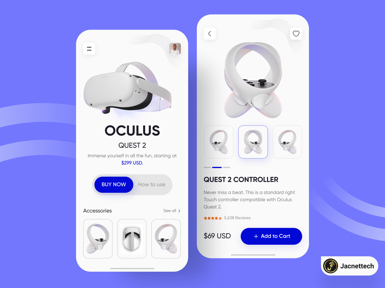 VR Gaming (Oculus Quest 2) by Jacnet Technology on Dribbble