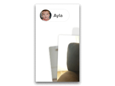 Twins profile switch concept by Lynn Hu for Glow on Dribbble