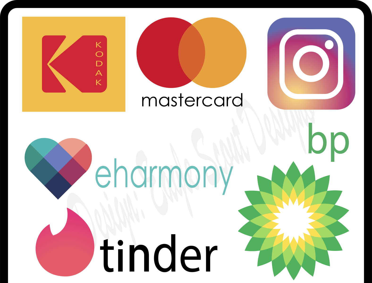 Brand logos redrawing by Ihtisham Ul Haq on Dribbble