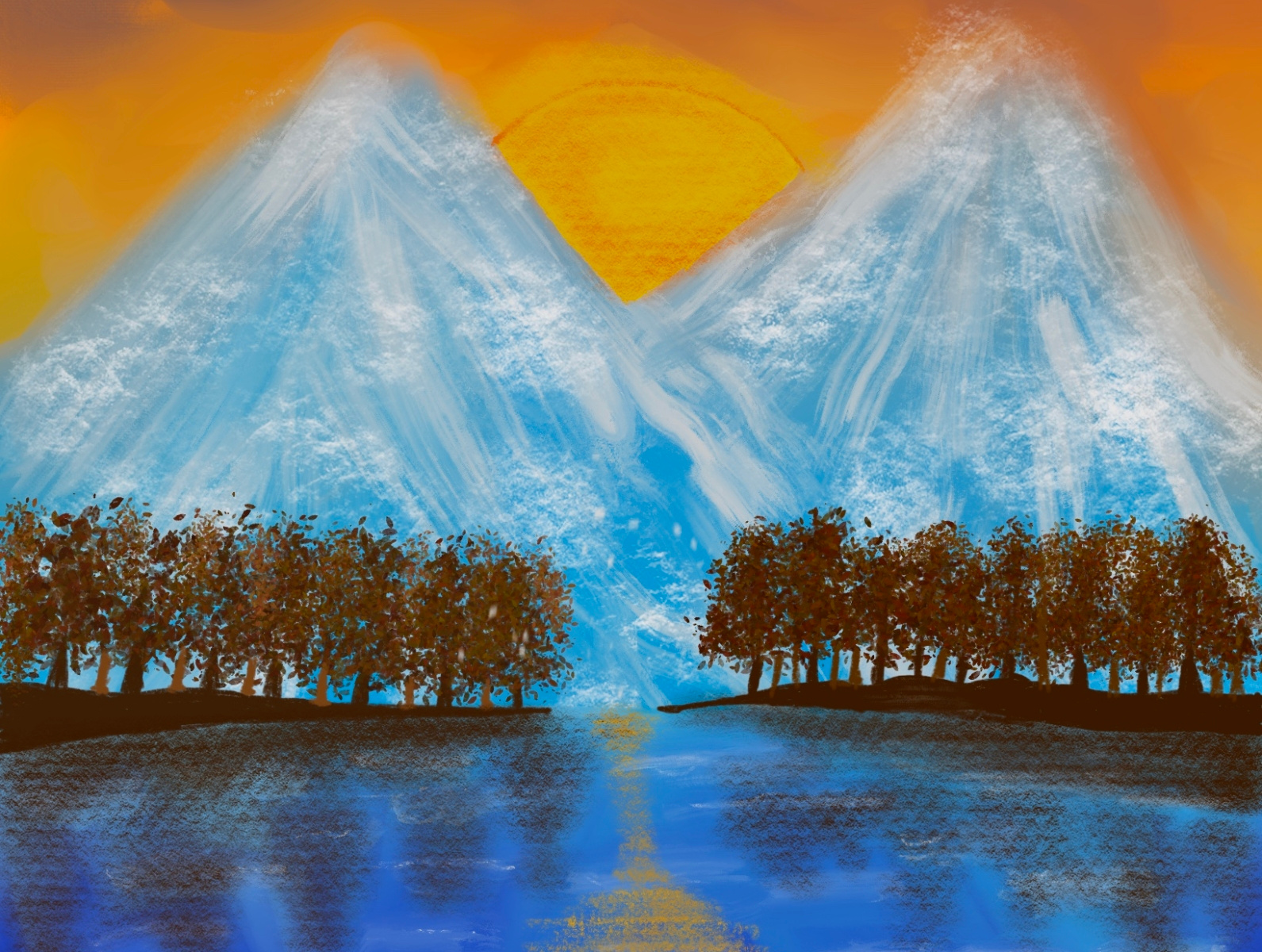 Chilling sun by Gaurav adhikary on Dribbble