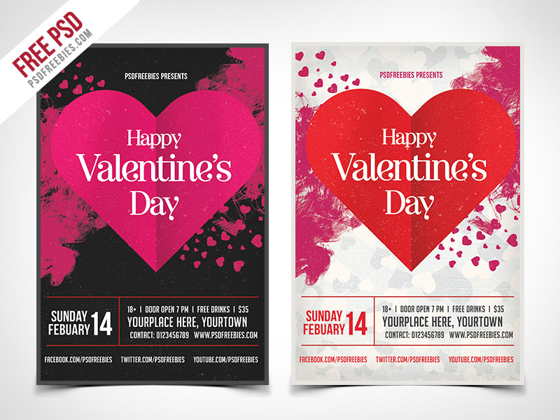Dribbble - valentines-party-flyer-psd-freebies-d.jpg by PSD Freebies