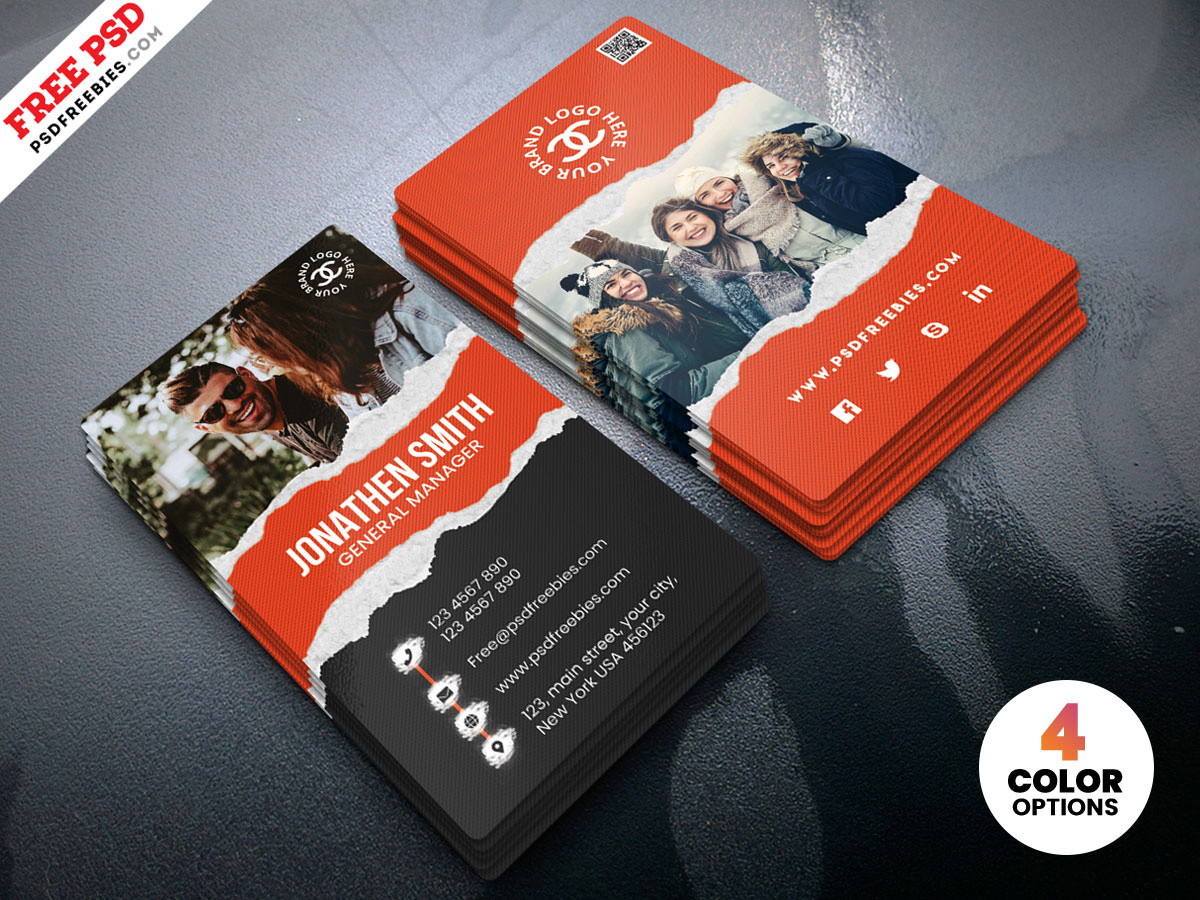 Dribbble Fashion store business card psd jpg By PSD Freebies