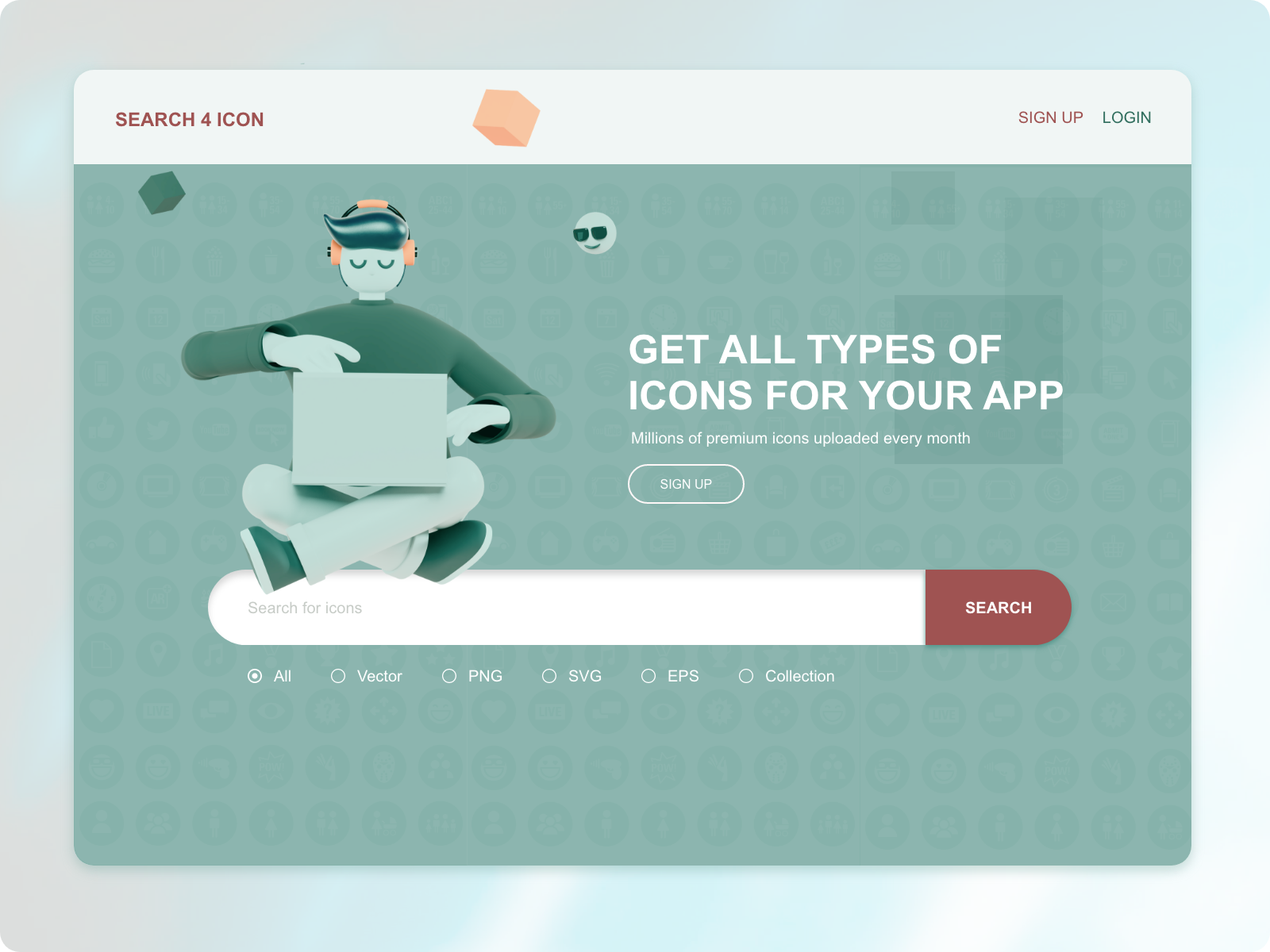 Daily UI - Landing Page by Barsha Dahal on Dribbble