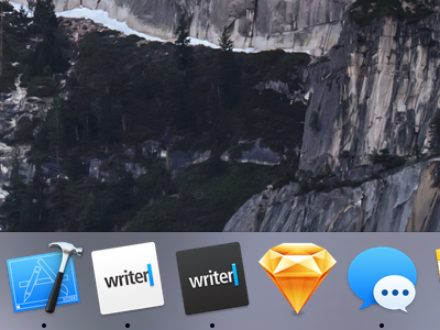 iA Writer Yosemite Icons by Oliver Reichenstein on Dribbble