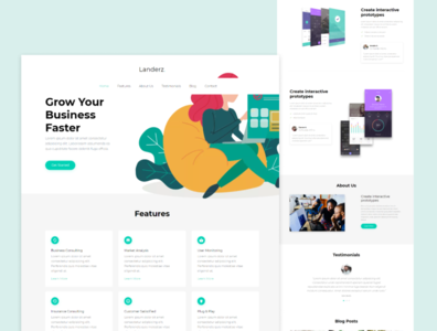 Digital Presence Business Landing Page by Yousuf Ali -- ( Webflow ...