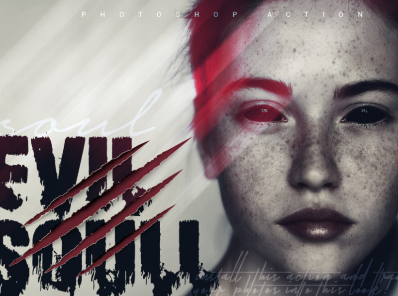 Evil Soul Photoshop Action by Atif Arshad on Dribbble