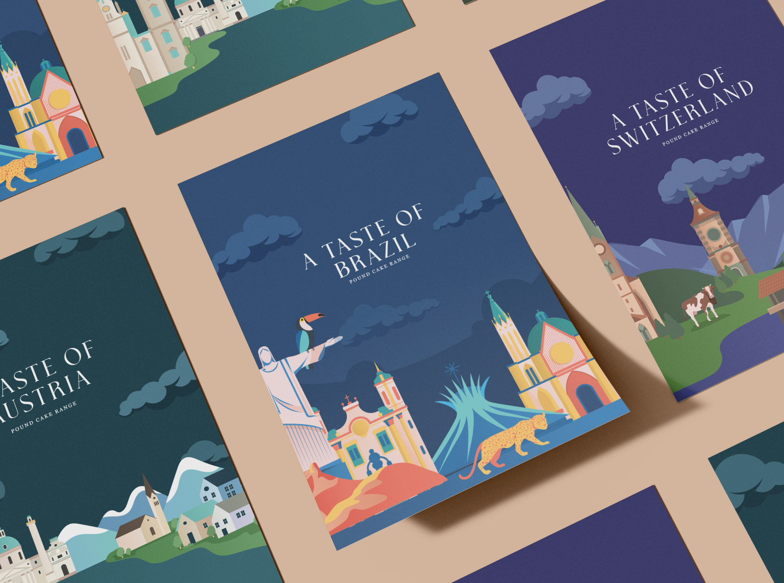 Countries Posters by Omnia Zaki on Dribbble