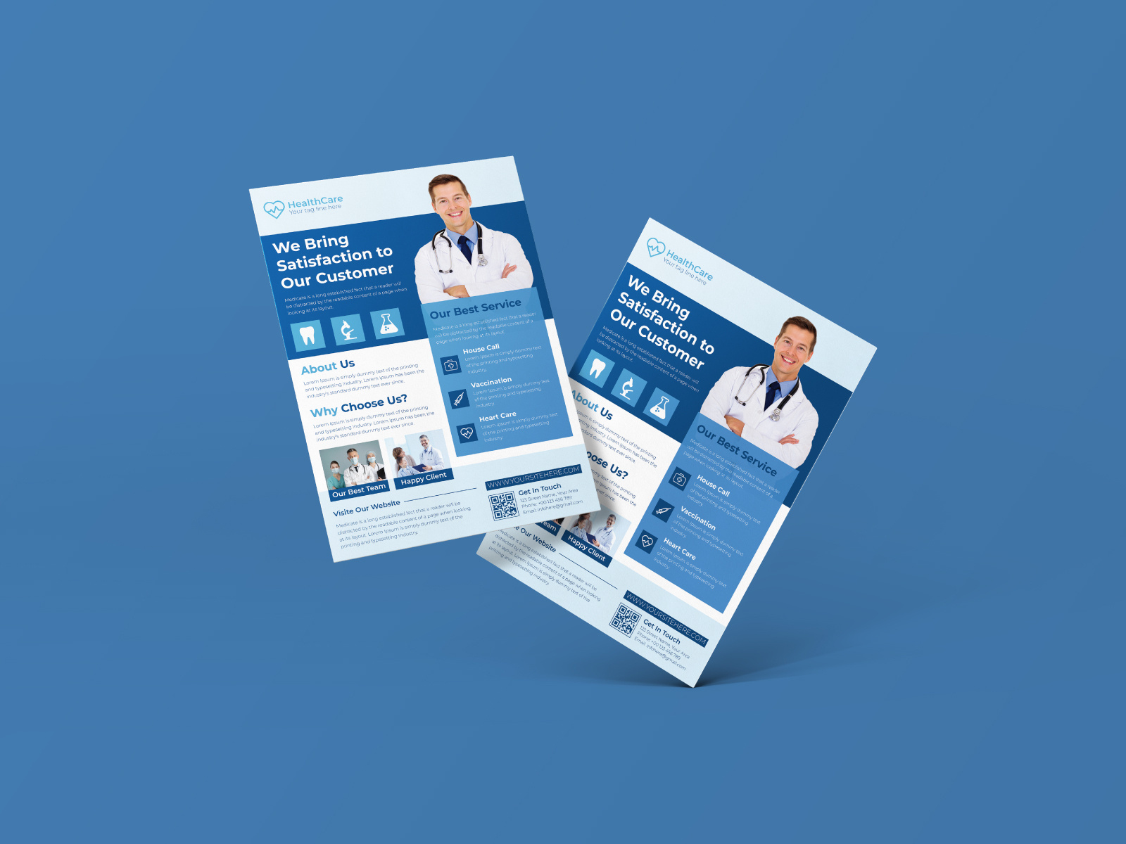 Medical Flyer Design by Graphic Panda on Dribbble