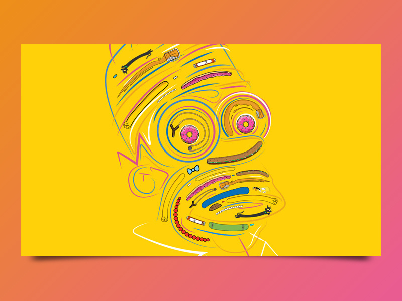 Simpsons World by Amit Patel on Dribbble