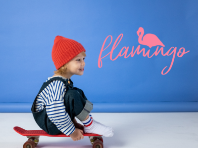 flamingo toddler clothing range by Meekah designs on Dribbble
