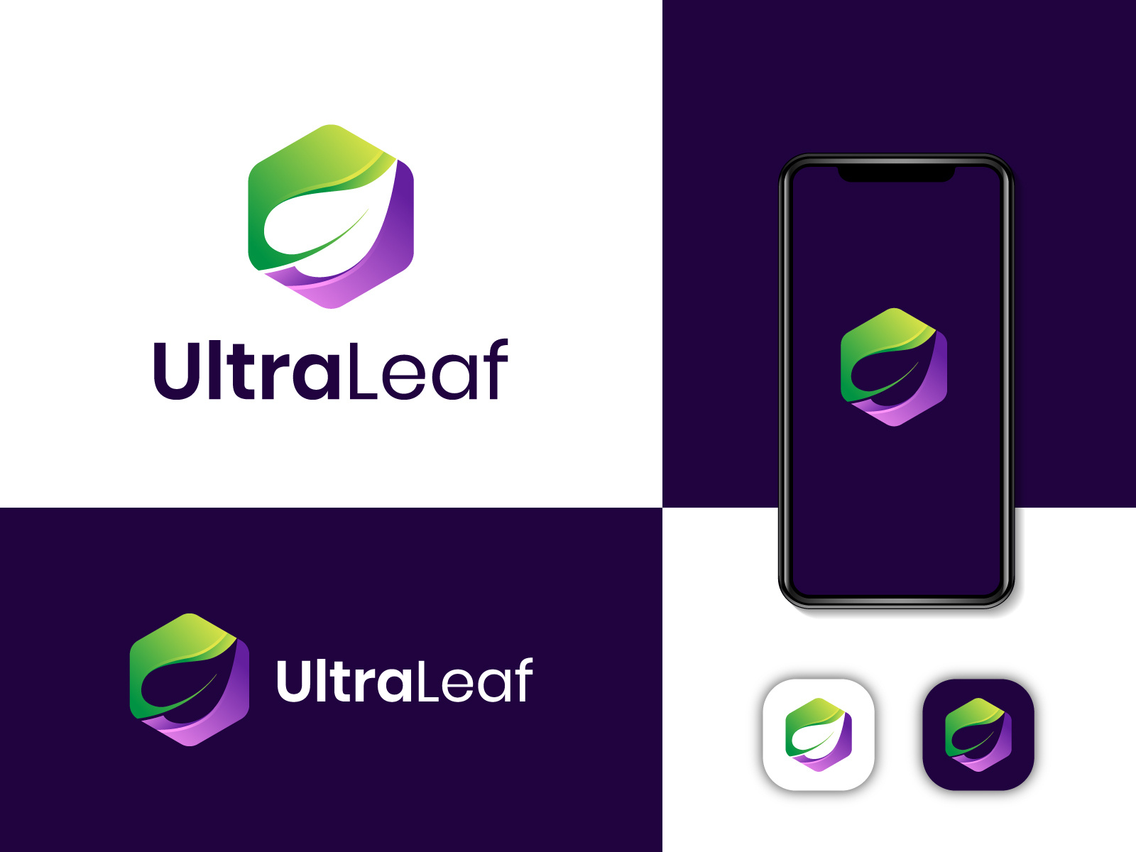 UltraLeaf logo design by Anamul Hoque Forhad on Dribbble