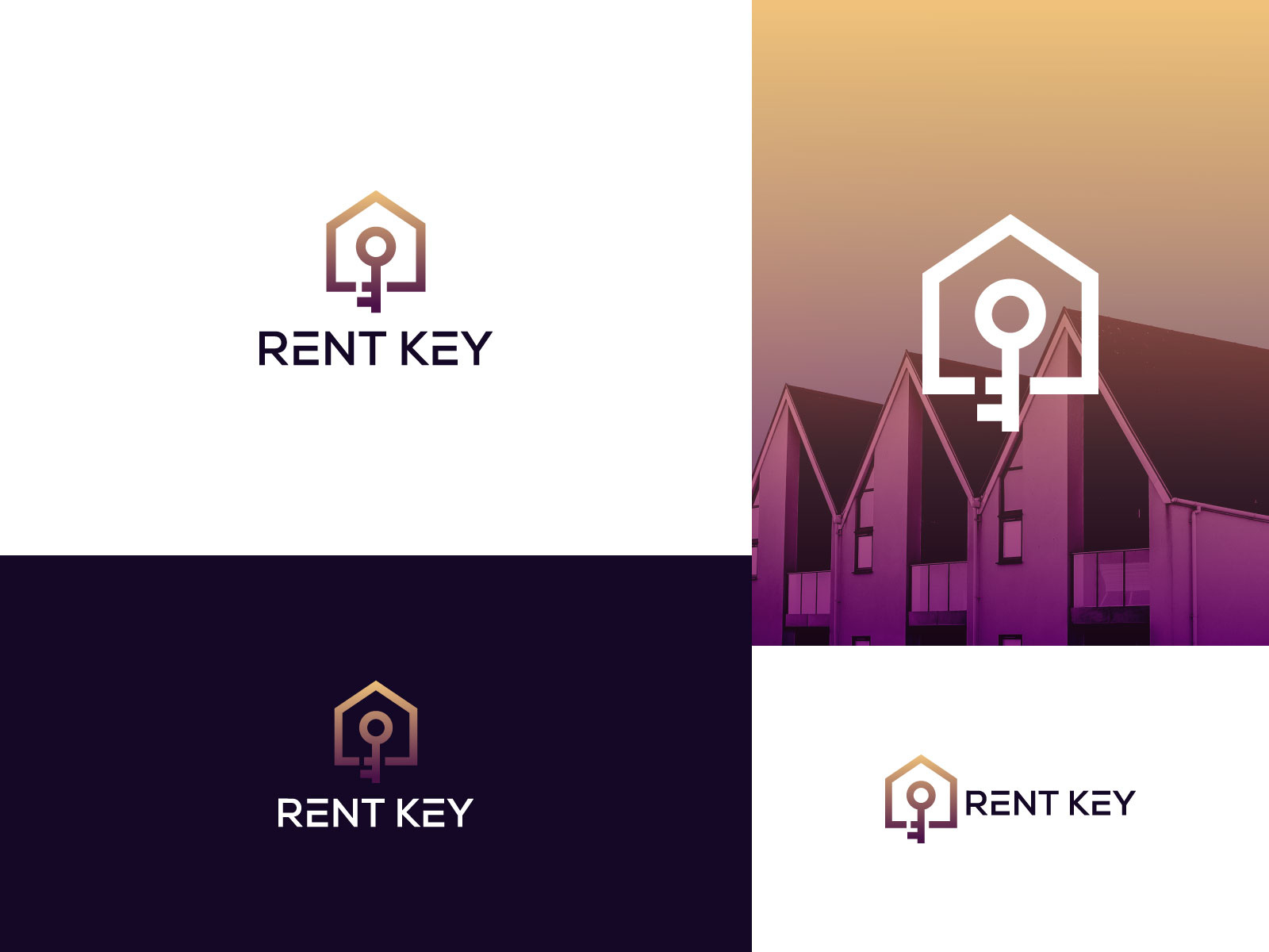 RENT KEY LOGO by Anamul Hoque Forhad on Dribbble