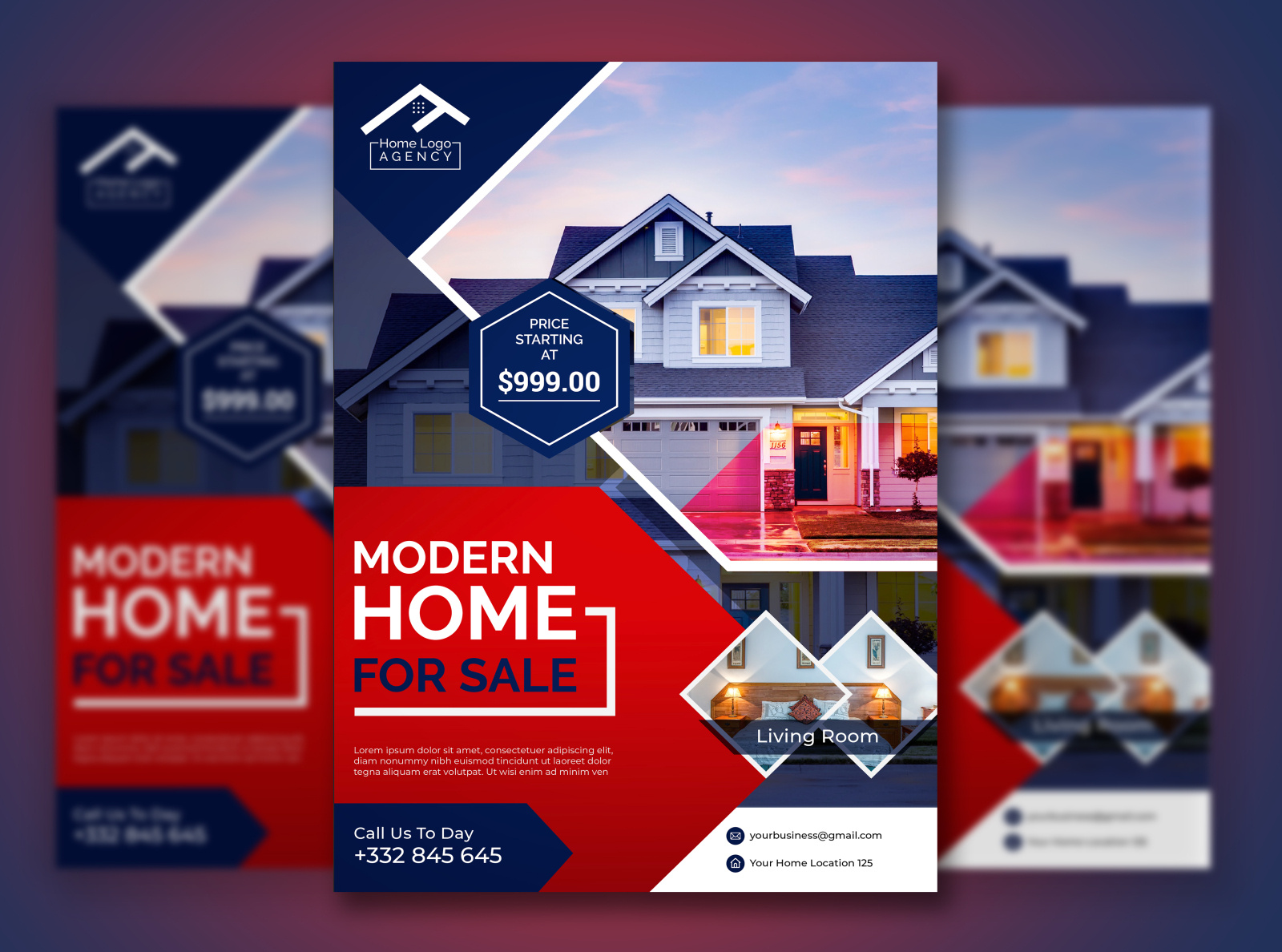 Excellent Real Estate Flyer Design by Md Alfaz Ahmed on Dribbble