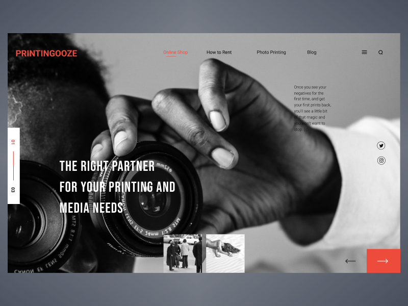 Online store hero page by kar.ok on Dribbble