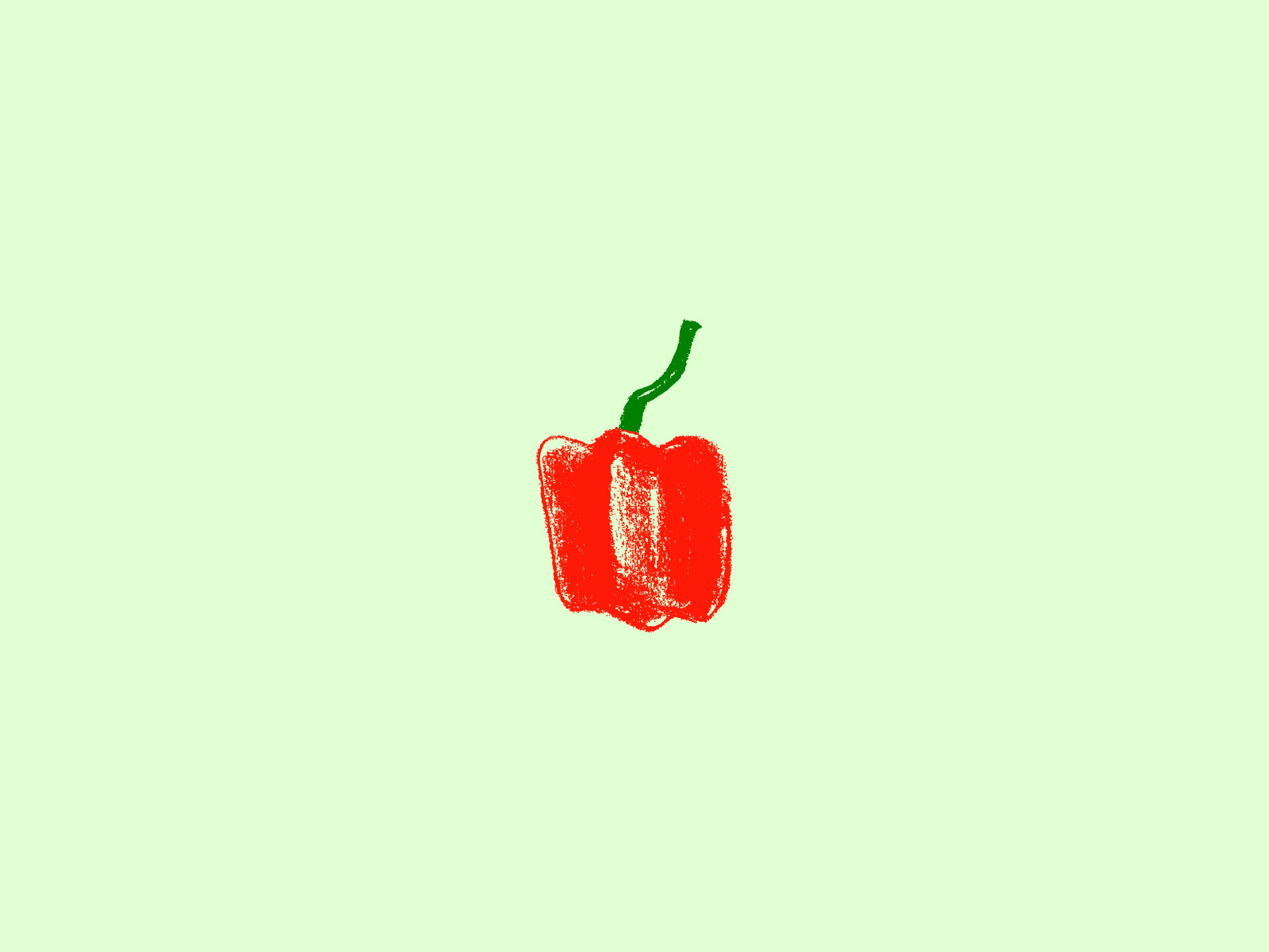 Red Bell Pepper Symbol by Oleg Agafonov on Dribbble