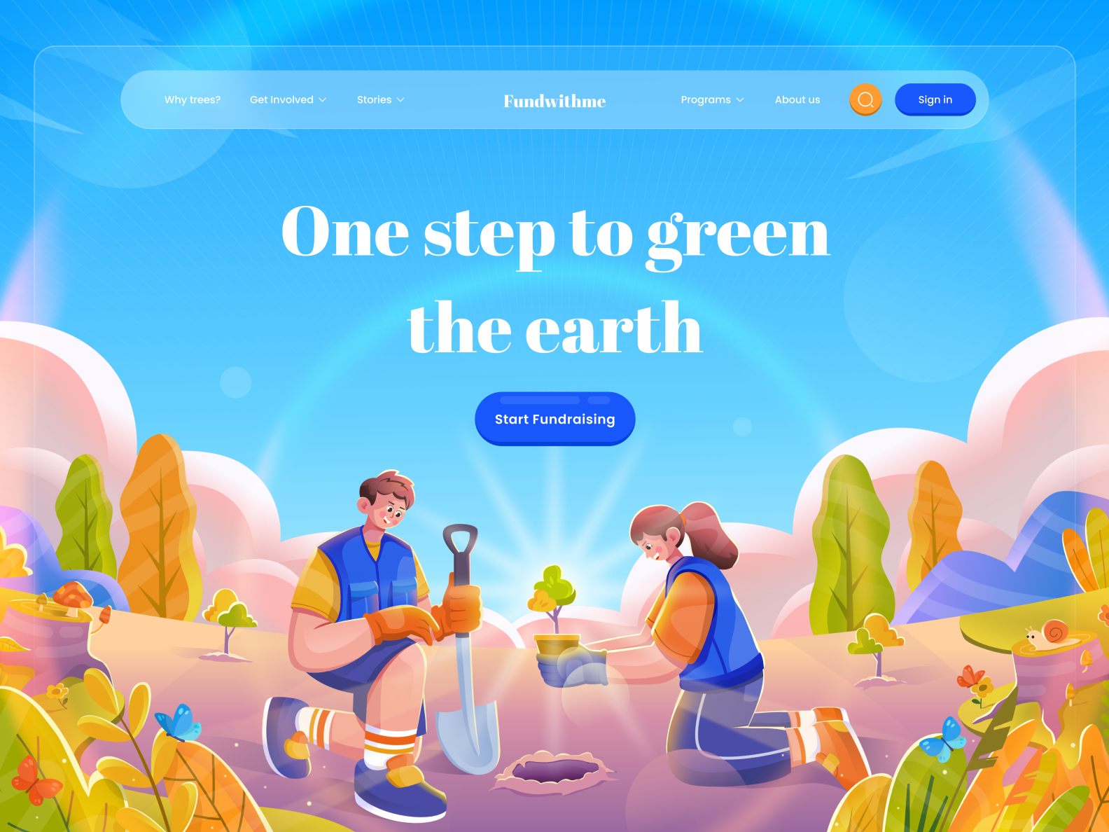 🌿Fundwithme - Tree Planting Fundraiser by Wahyu Pratama🐳 for Orenji ...