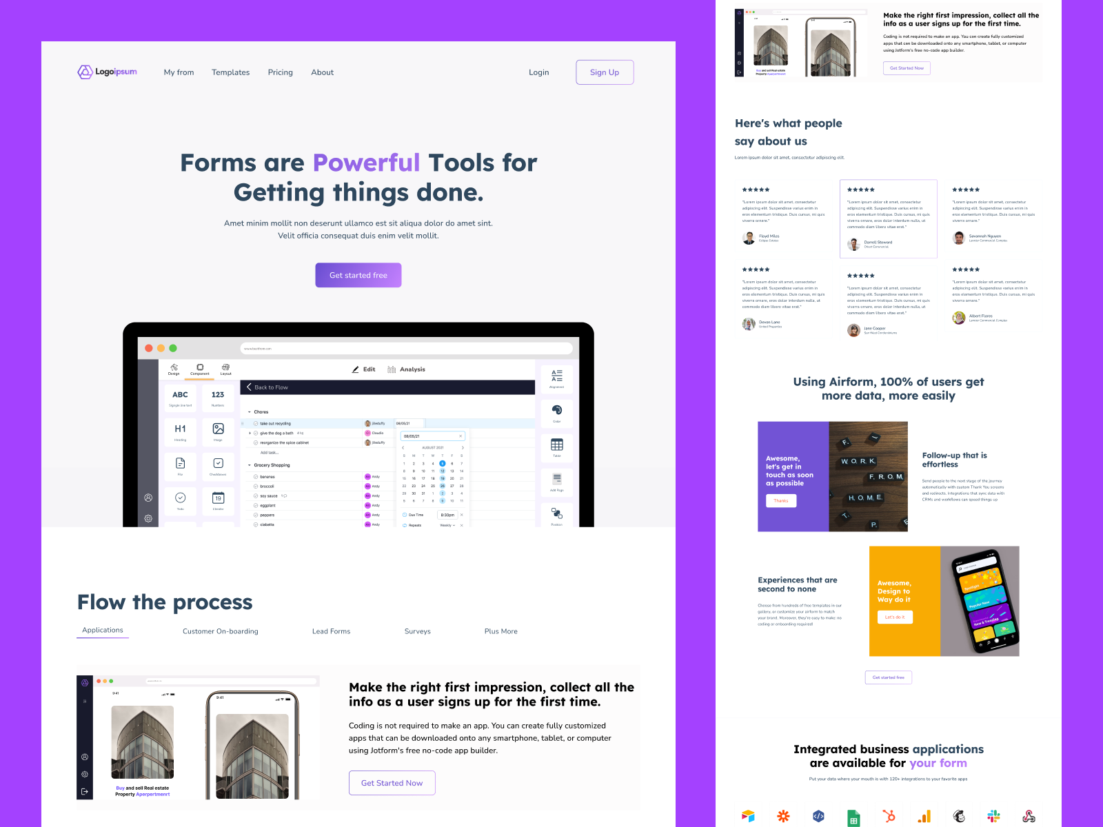Better form Website design by AirDokan on Dribbble