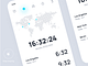 Mobile Clock App by Anton Lapko on Dribbble
