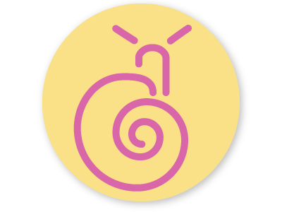Snail Badge by Yash Gupta on Dribbble