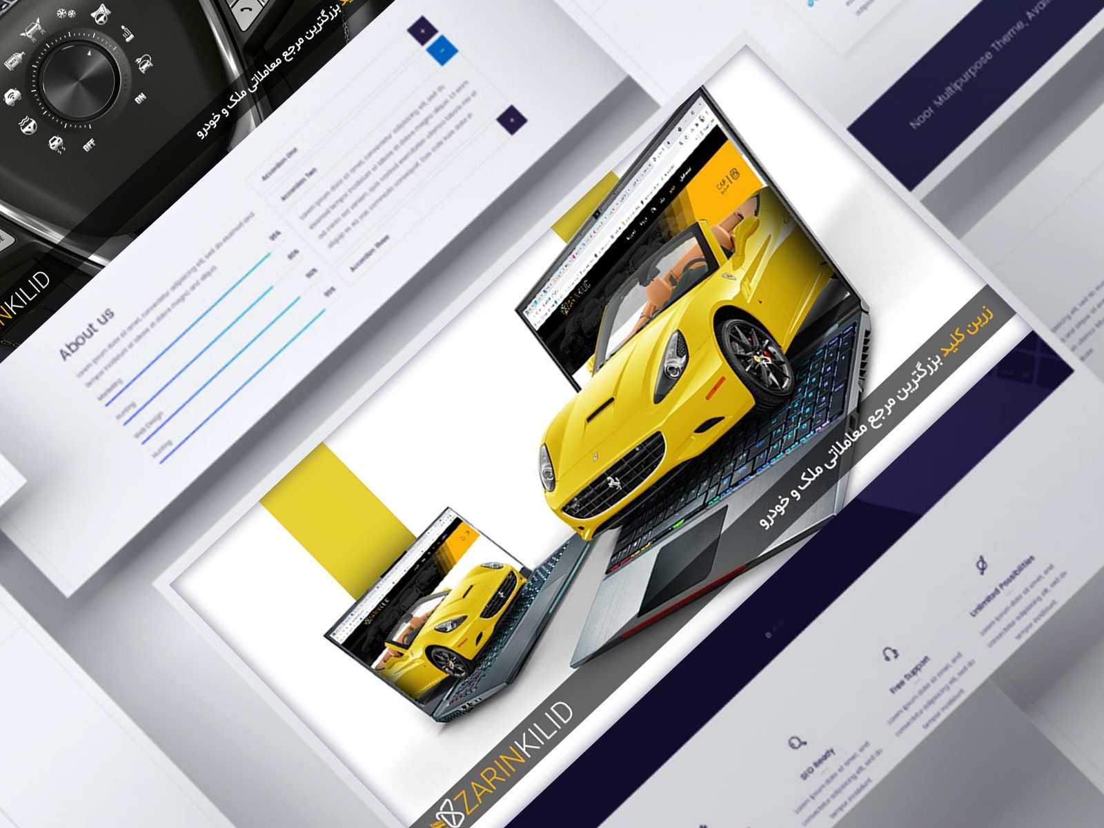 ZarinKilid article banners by saeed molaee on Dribbble