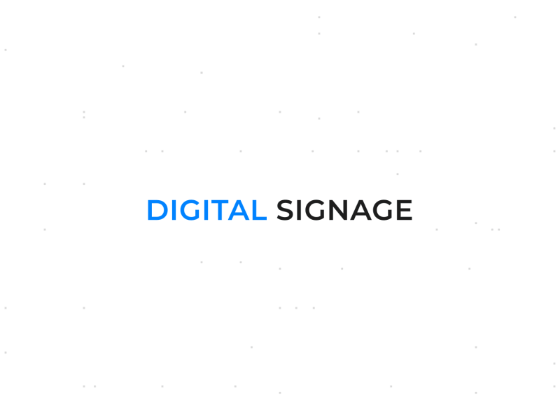ONO Digital Signage by ONIT Studio on Dribbble