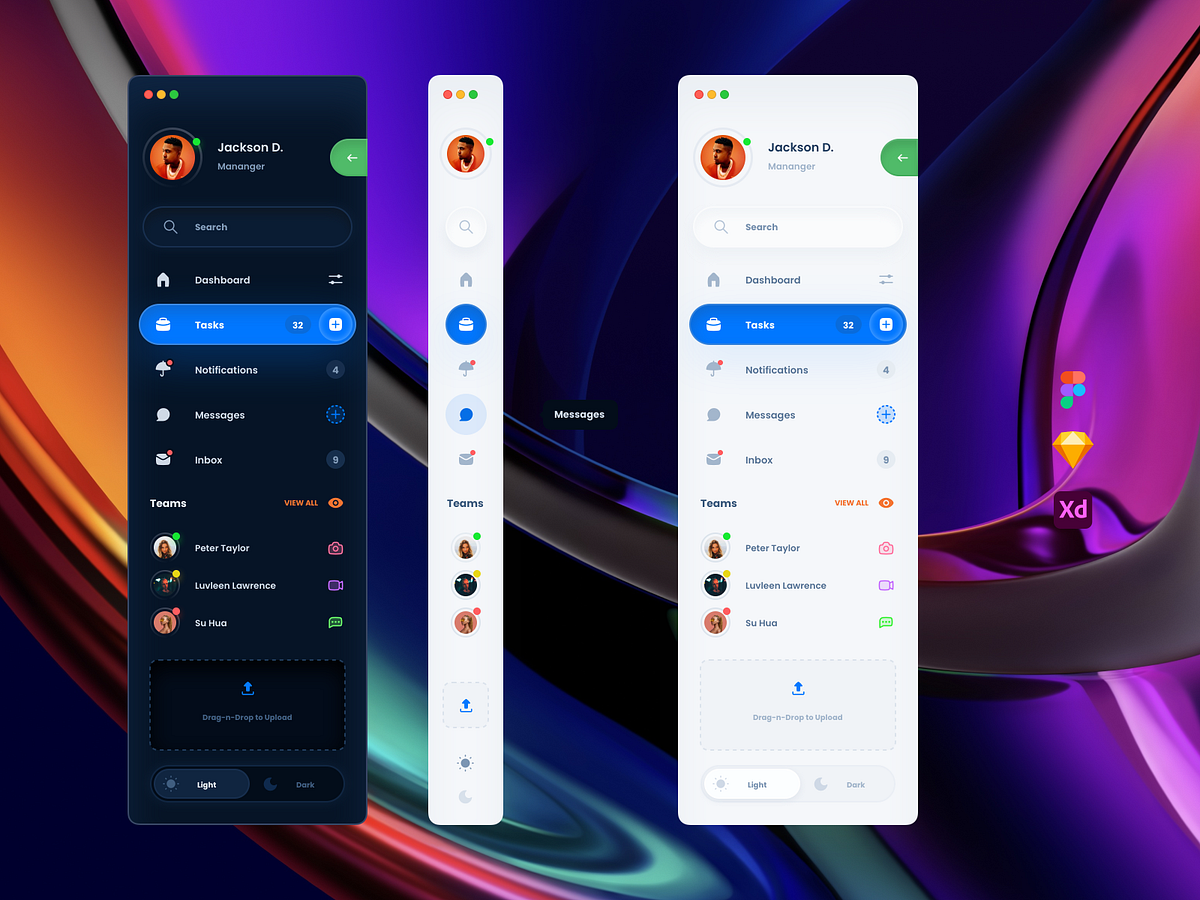 Freebies Navigate – Free Download by Spline.One on Dribbble