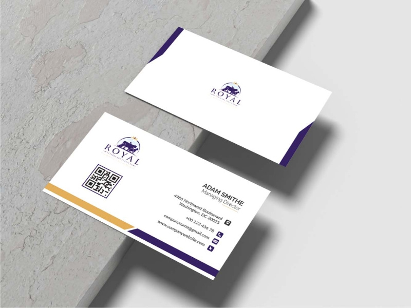 Business card design for a client in Australia by Muhammad Atif on Dribbble