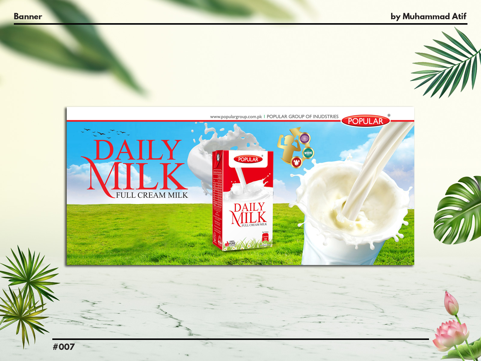 Banner design by Muhammad Atif on Dribbble