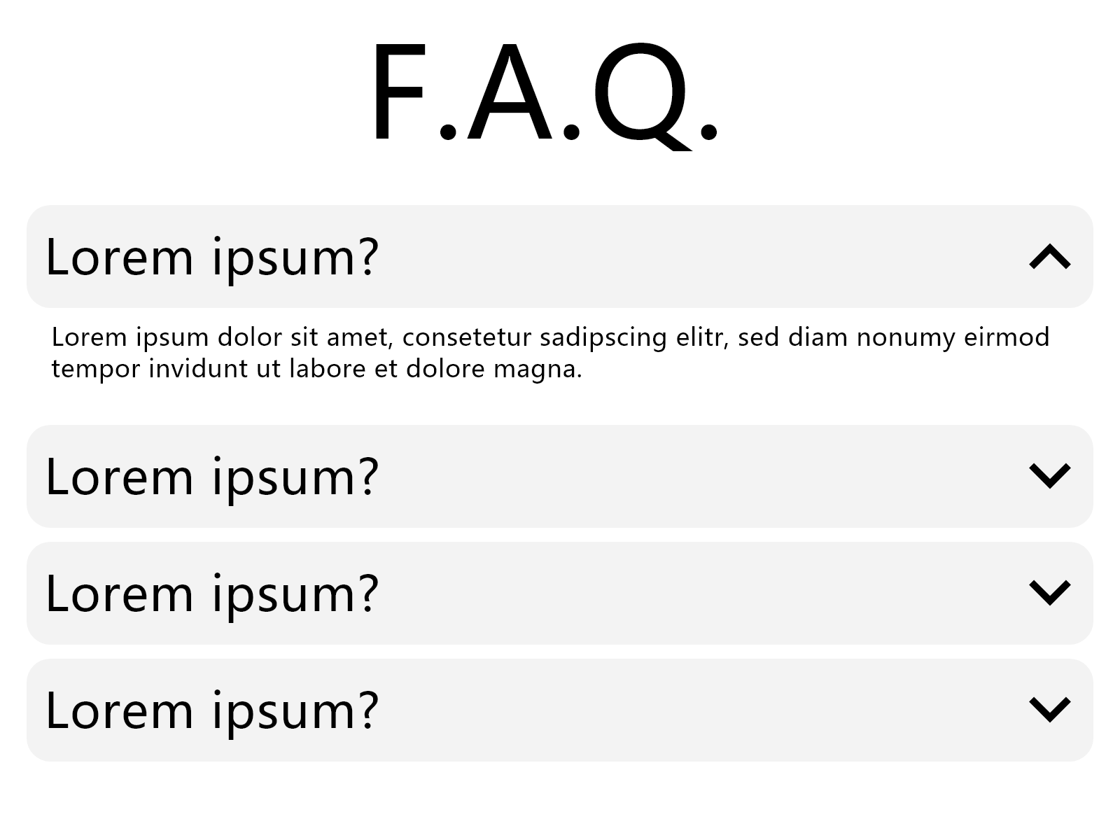 F.A.Q. by Naile Emini on Dribbble