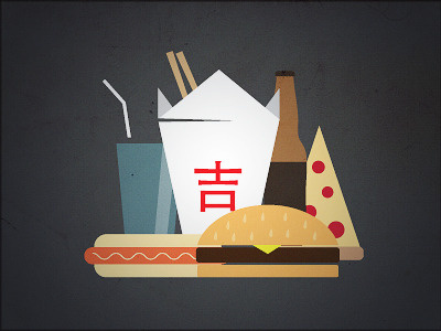 Lunch by Ed Moss on Dribbble