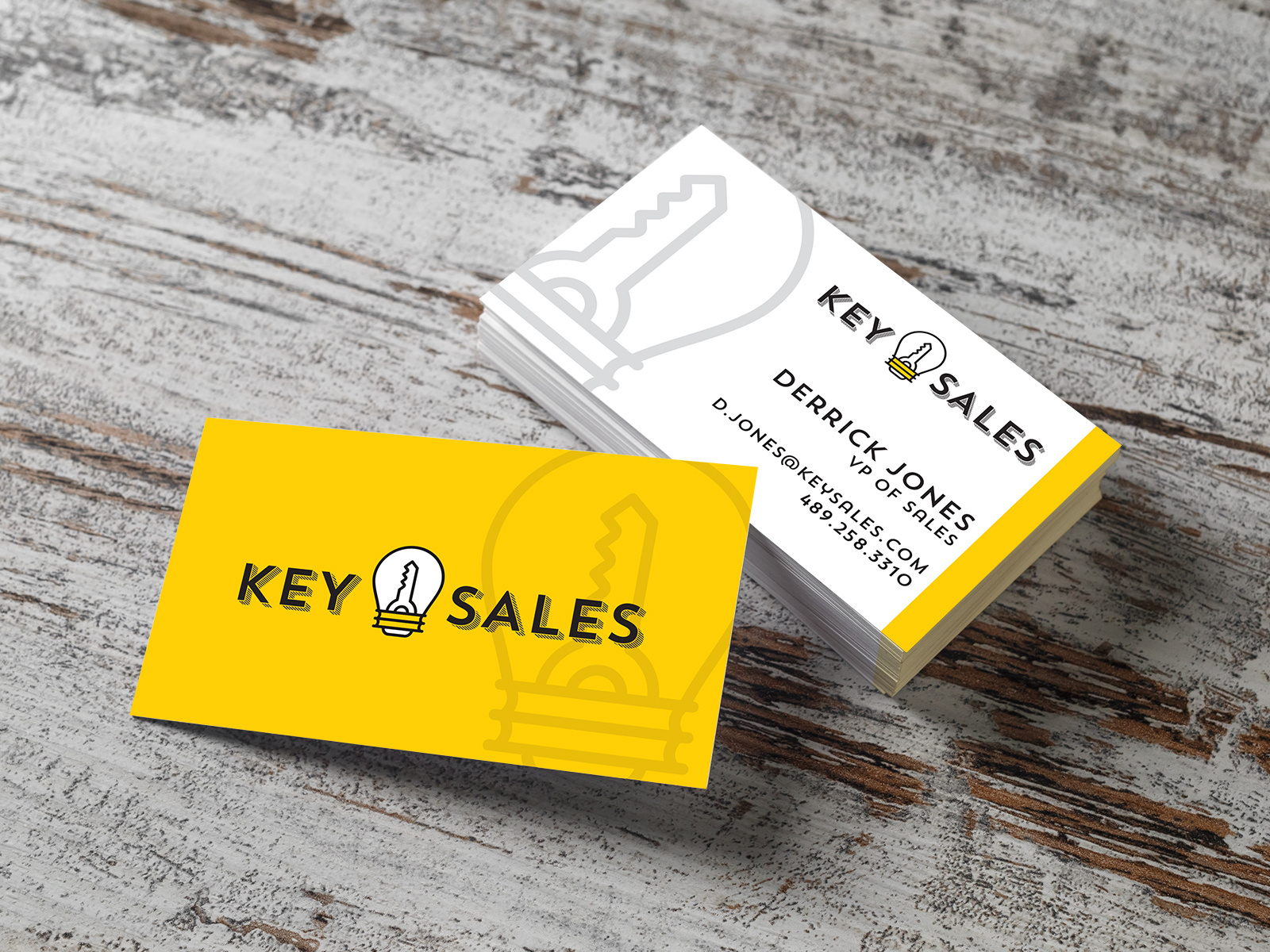 Logo & Business Card Design: Key Sales by Brooke Ernst on Dribbble
