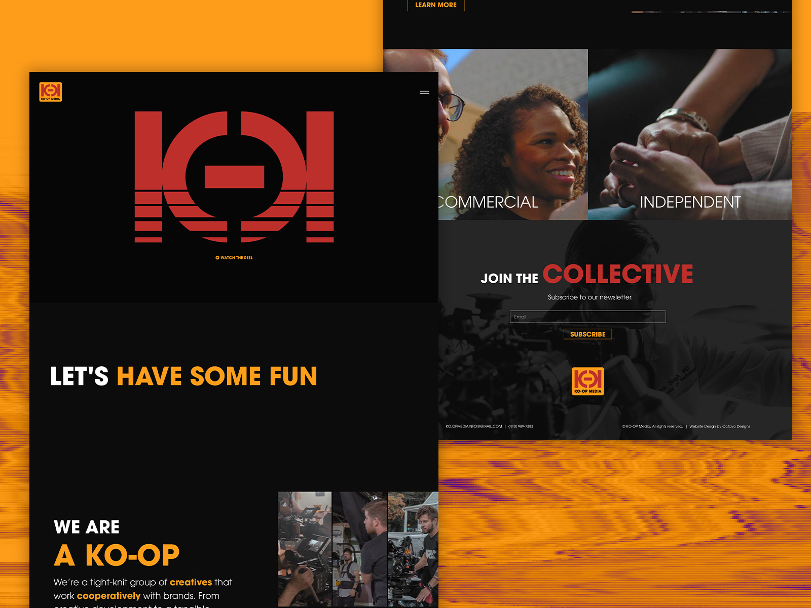 KO-OP Media Website by Octavo Designs on Dribbble