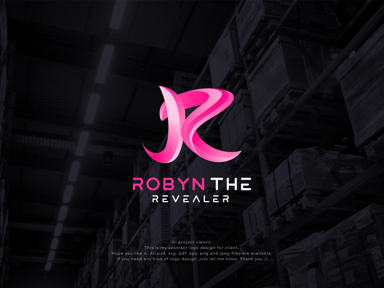 ROBYN THE REVEALER logo design or ABSTRACT ICON base logo by YA Ddesign ...