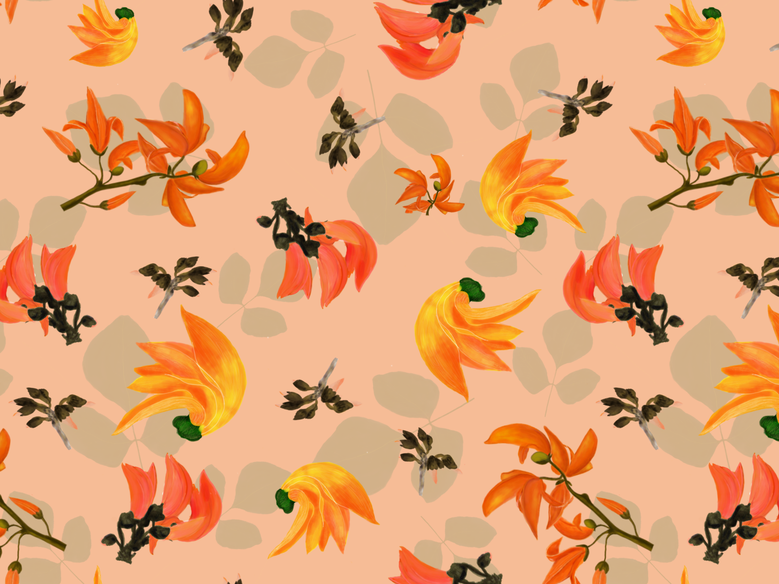 Palash Pattern by Mayuri Lakum on Dribbble