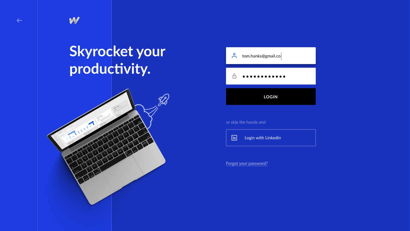 Worksmart Login by Contrast Studio on Dribbble