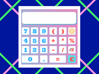 Calculator - UI Design by Sarthak on Dribbble