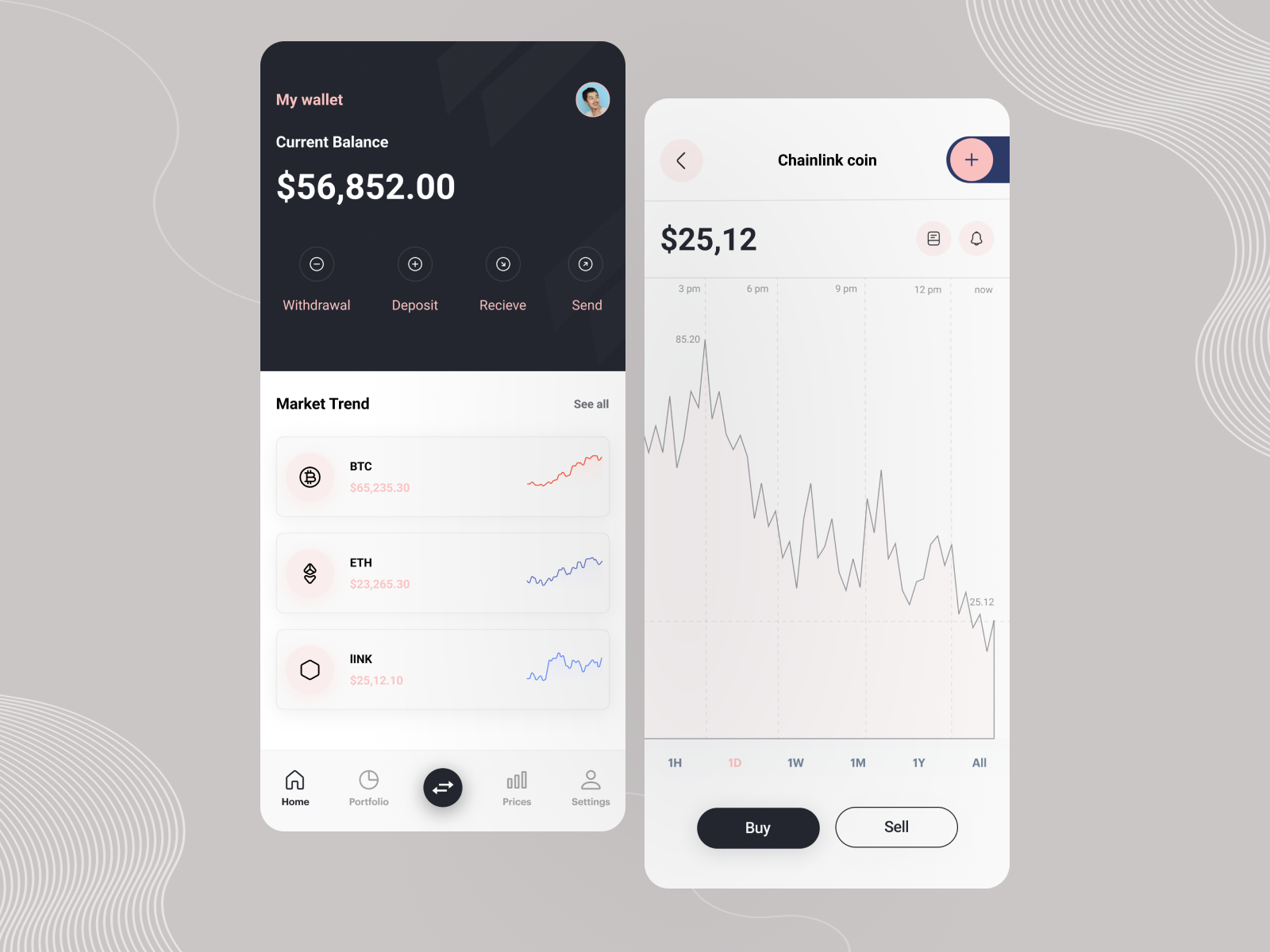 Crypto Wallet concept Design by Sama on Dribbble