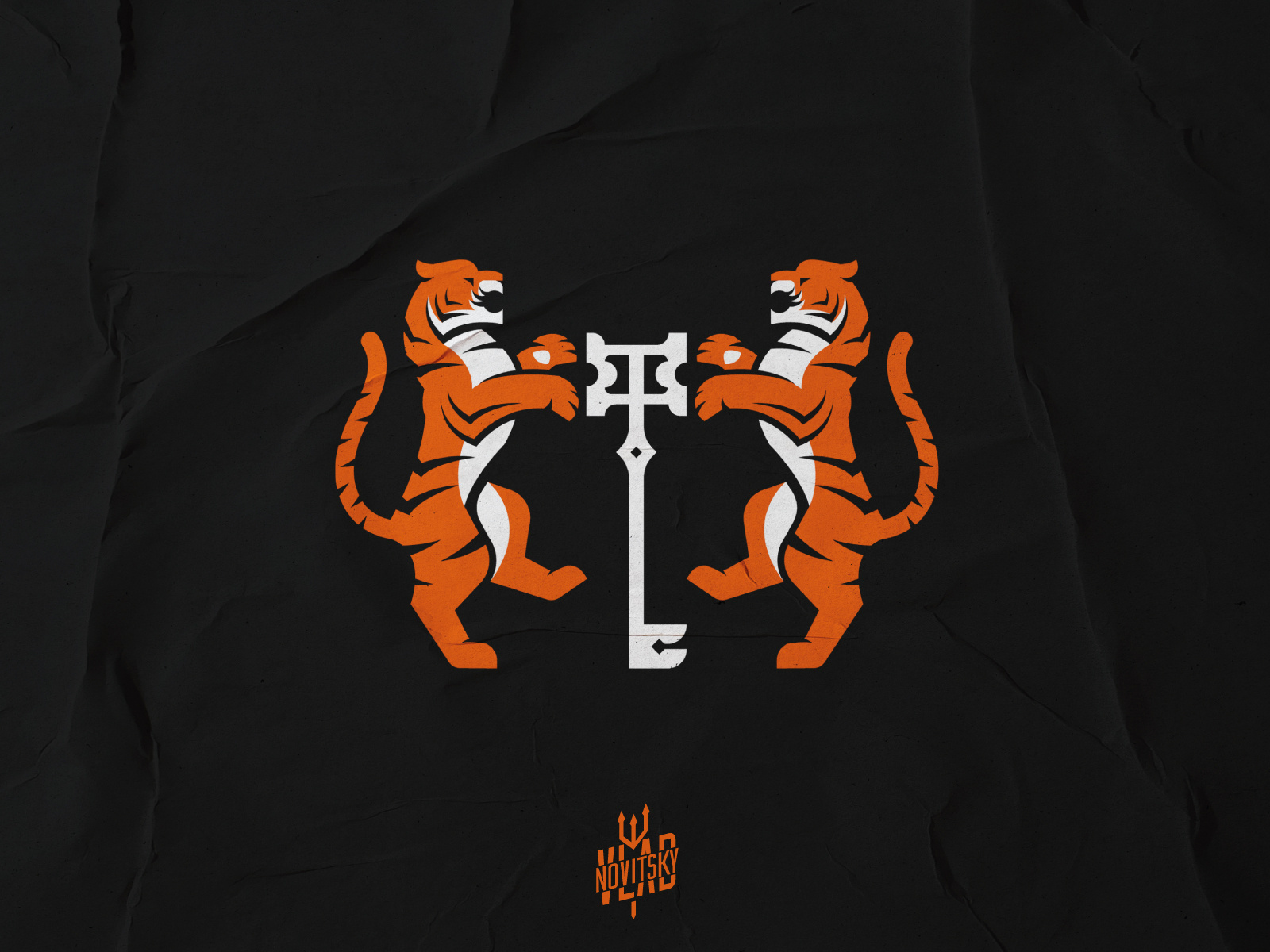 Heraldic Tiger With Key Logo by Nowwhiskey on Dribbble