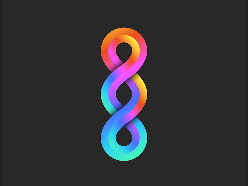 Endless shape by Sergii Syzonenko on Dribbble