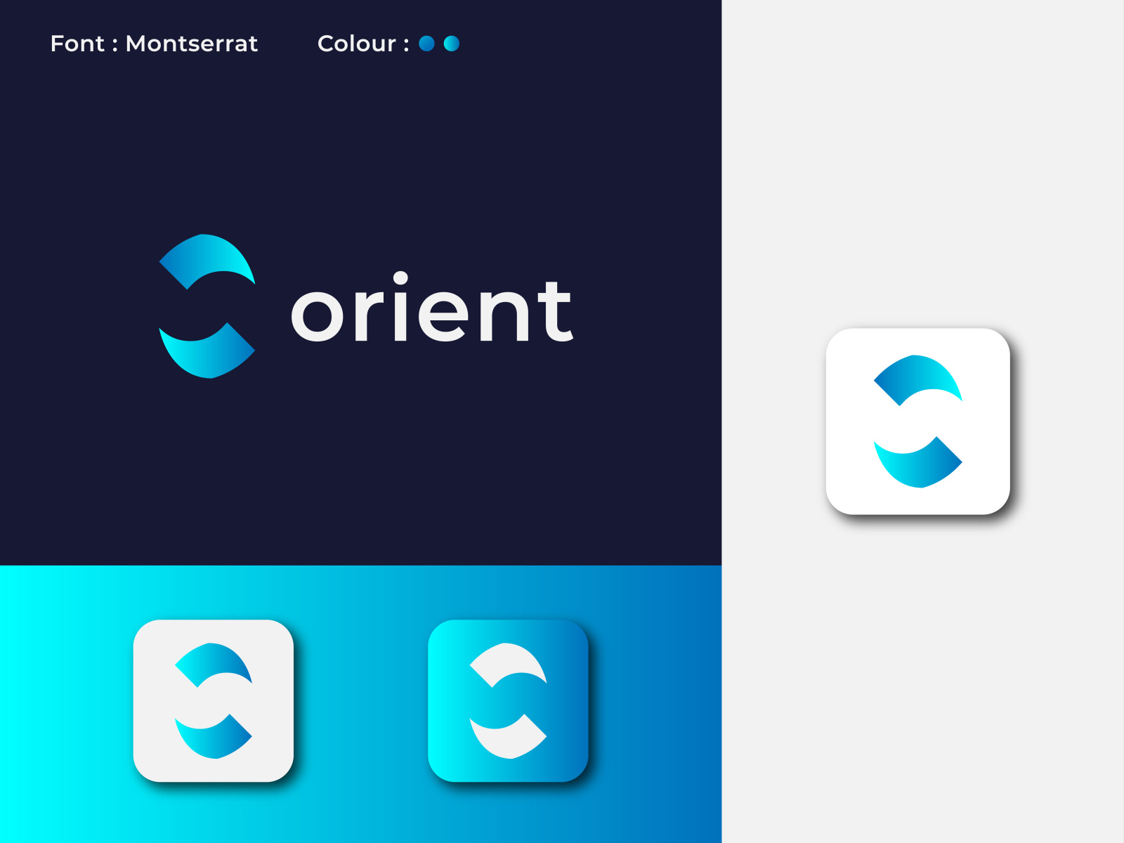Modern abstract mark logo by Tiwary sourav on Dribbble