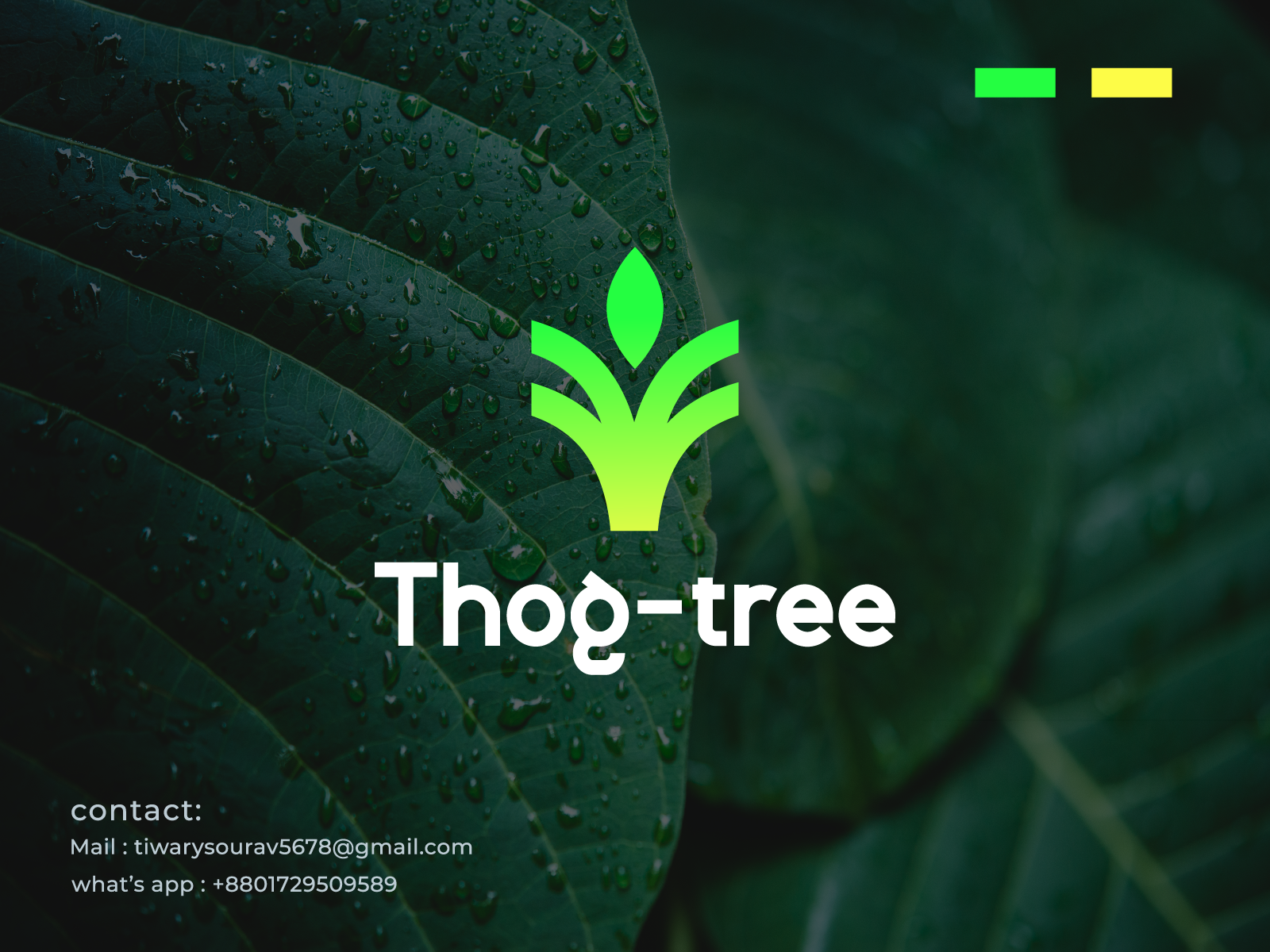 Letter T + Tree icon logo, Minimalist logo, Nature by Tiwary sourav on ...