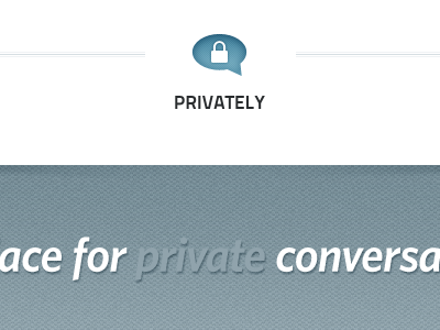 Privately App Redo by Alex Eckermann on Dribbble