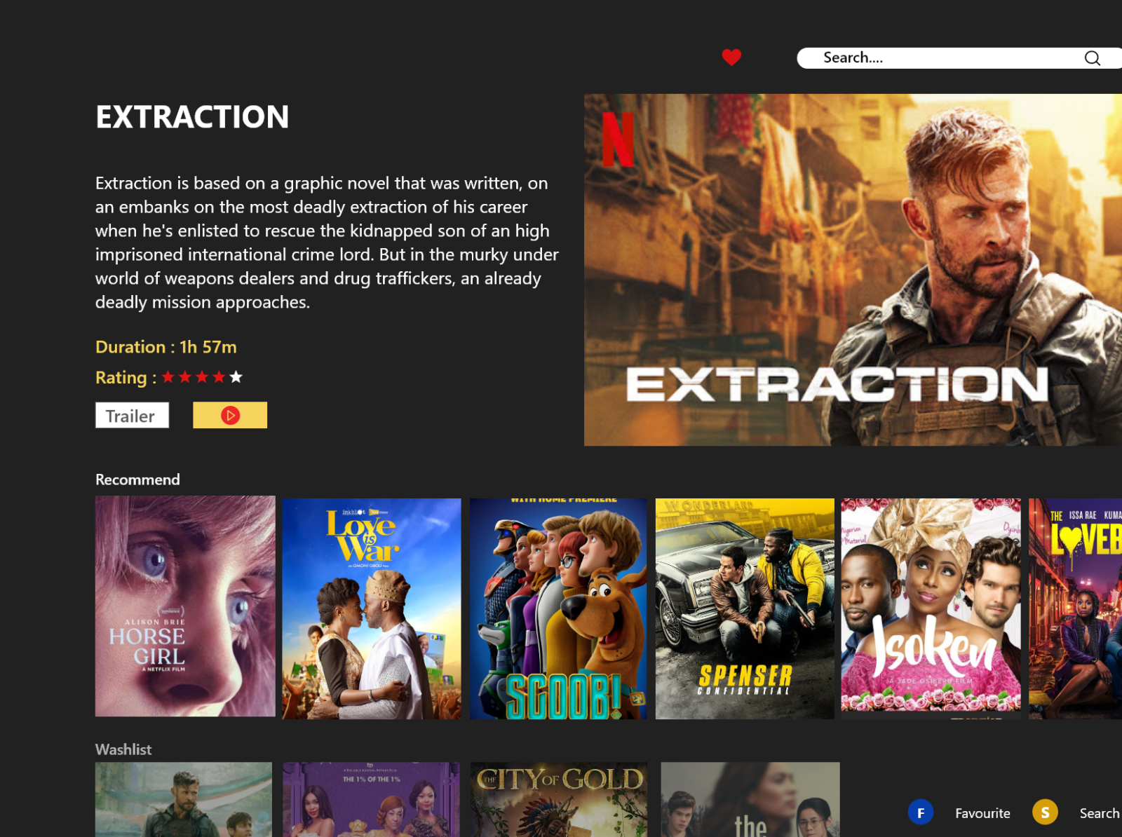 Tv app screen by Sarah on Dribbble