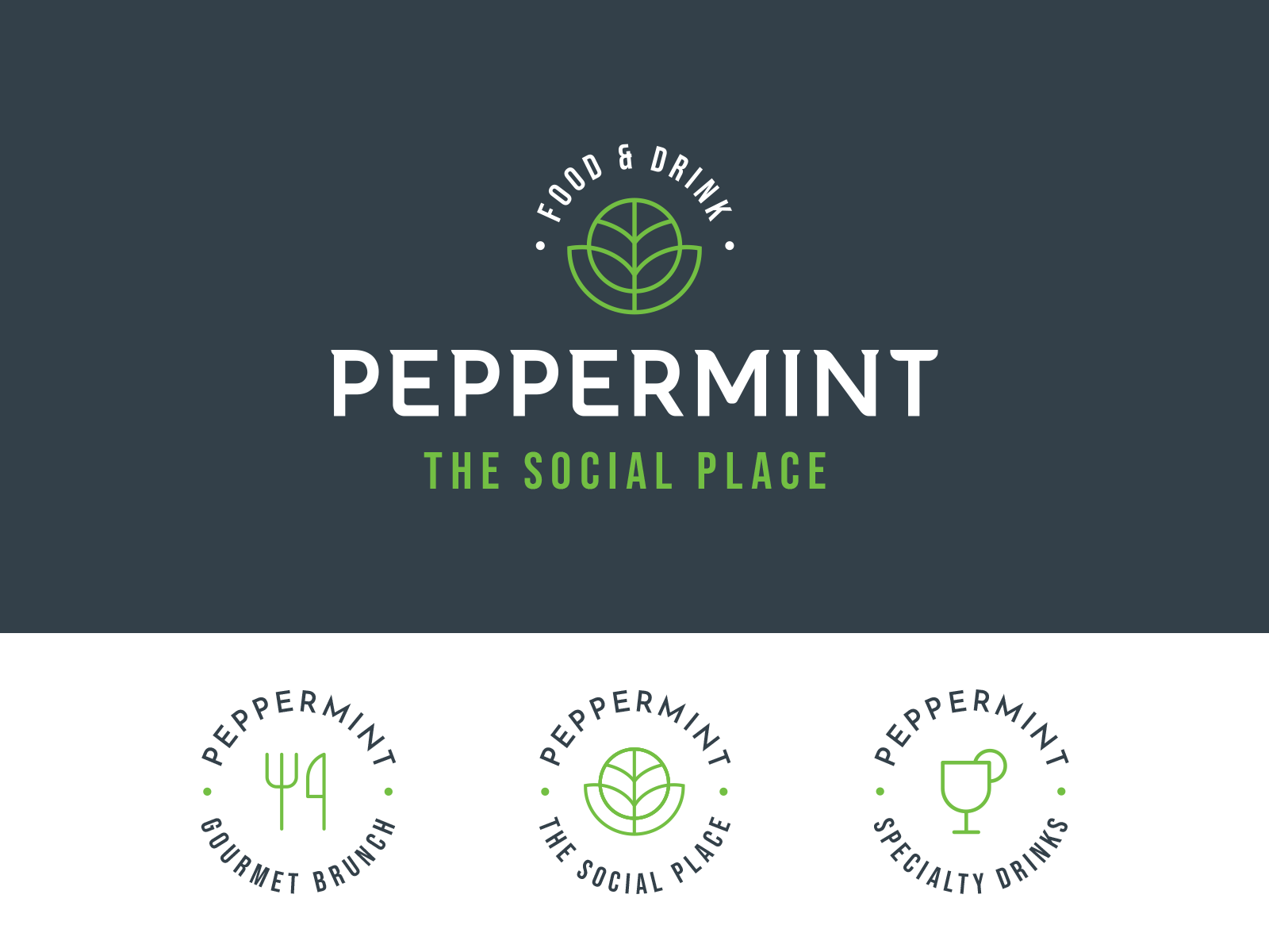 Peppermint - Visual Identity (Approved) by Alex Gorbanescu on Dribbble