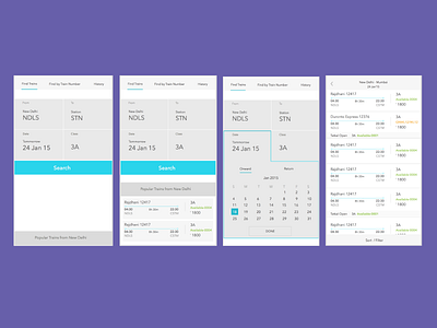 Rail by Isha Misra on Dribbble
