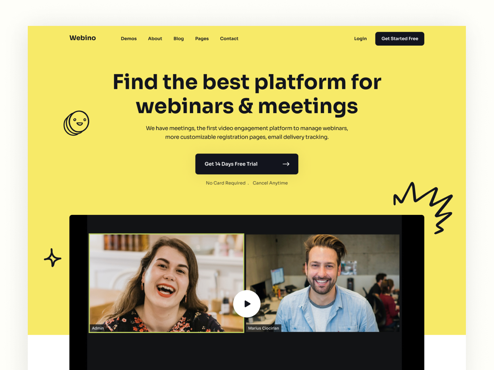 Webino - Webinar SaaS Website by Farhan Rizvi on Dribbble