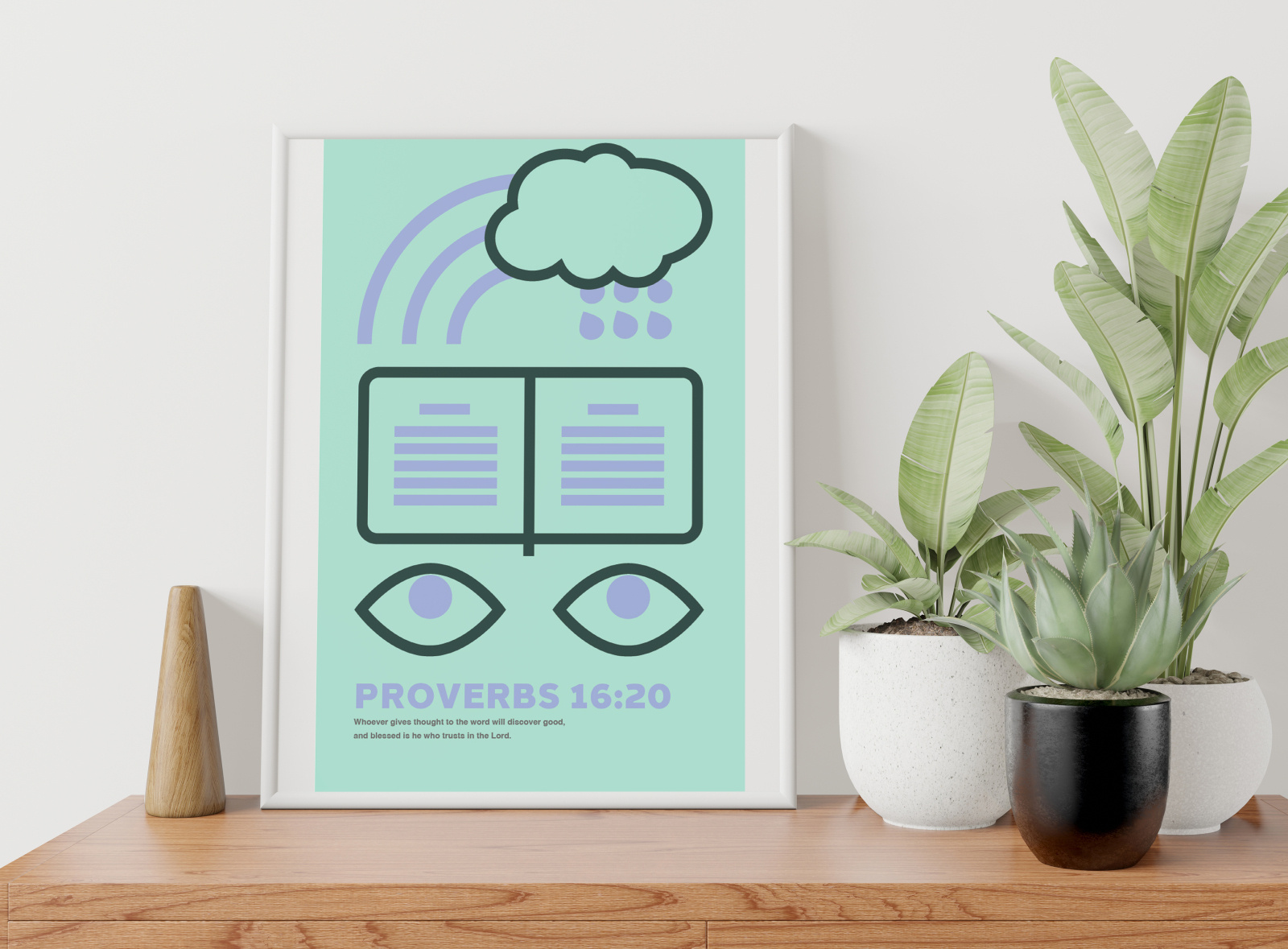 Proverbs 16:20 by Salem Peters on Dribbble