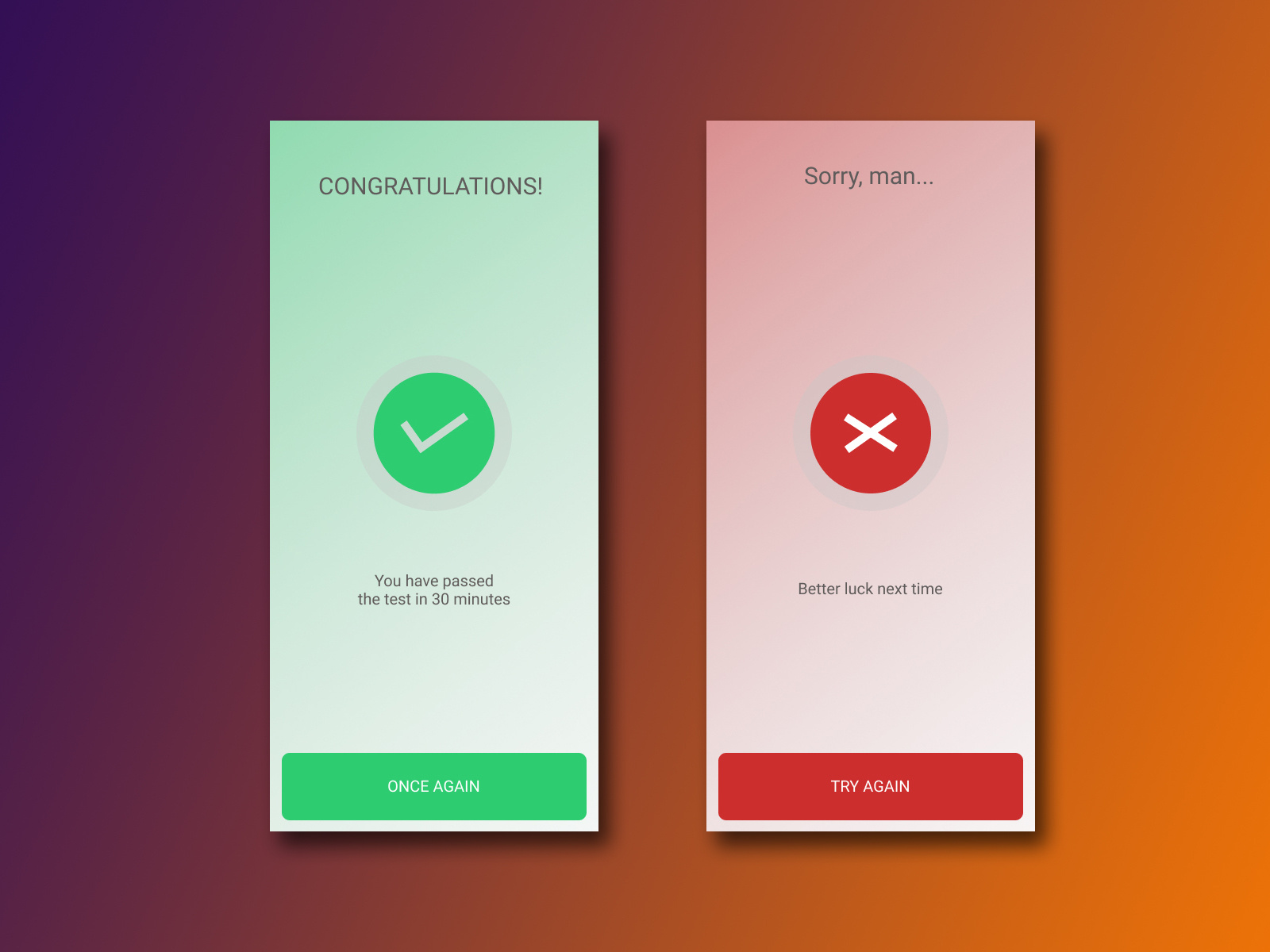 #011 - Flash Message by Amol Vyavaharkar on Dribbble