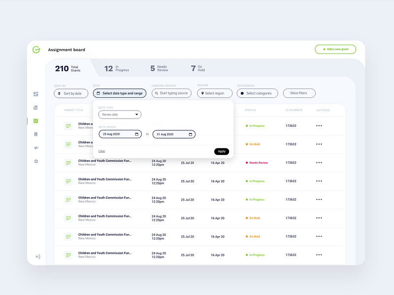 Assignment Board by Miriam Isaac on Dribbble